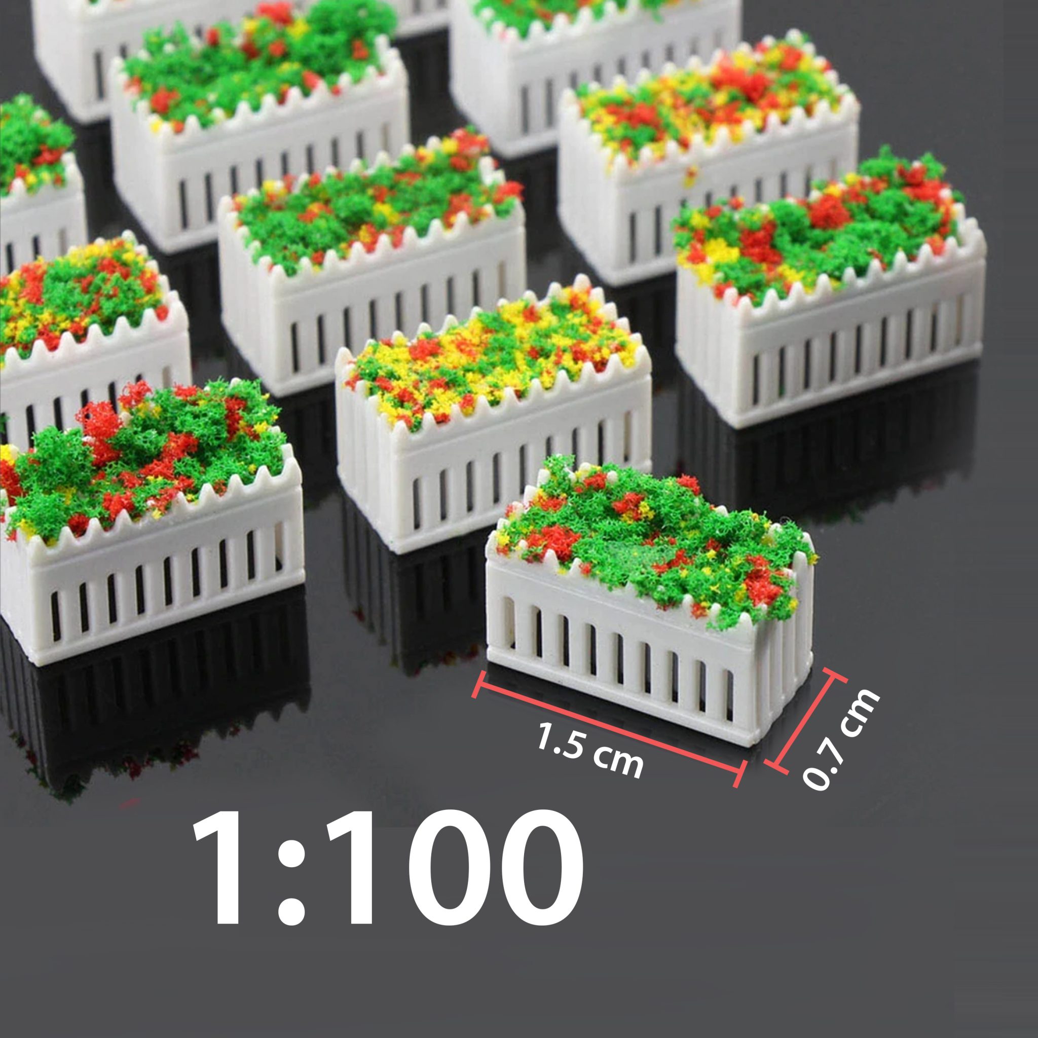 Bushes Box Flower Bed (2 pcs) - Croco