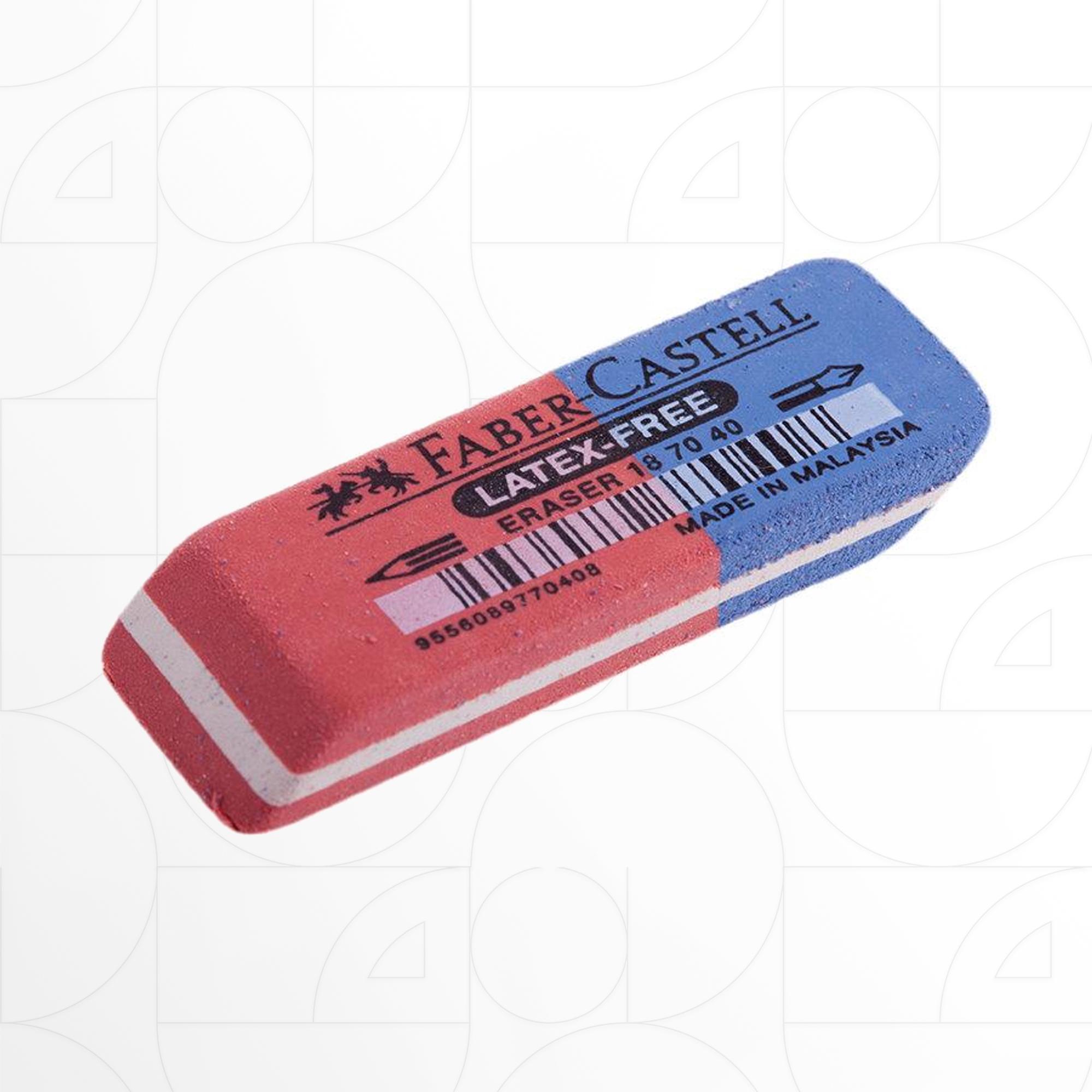 Faber-Castell Latex-Free Natural Rubber Eraser for Ink/Pencil - Croco ...